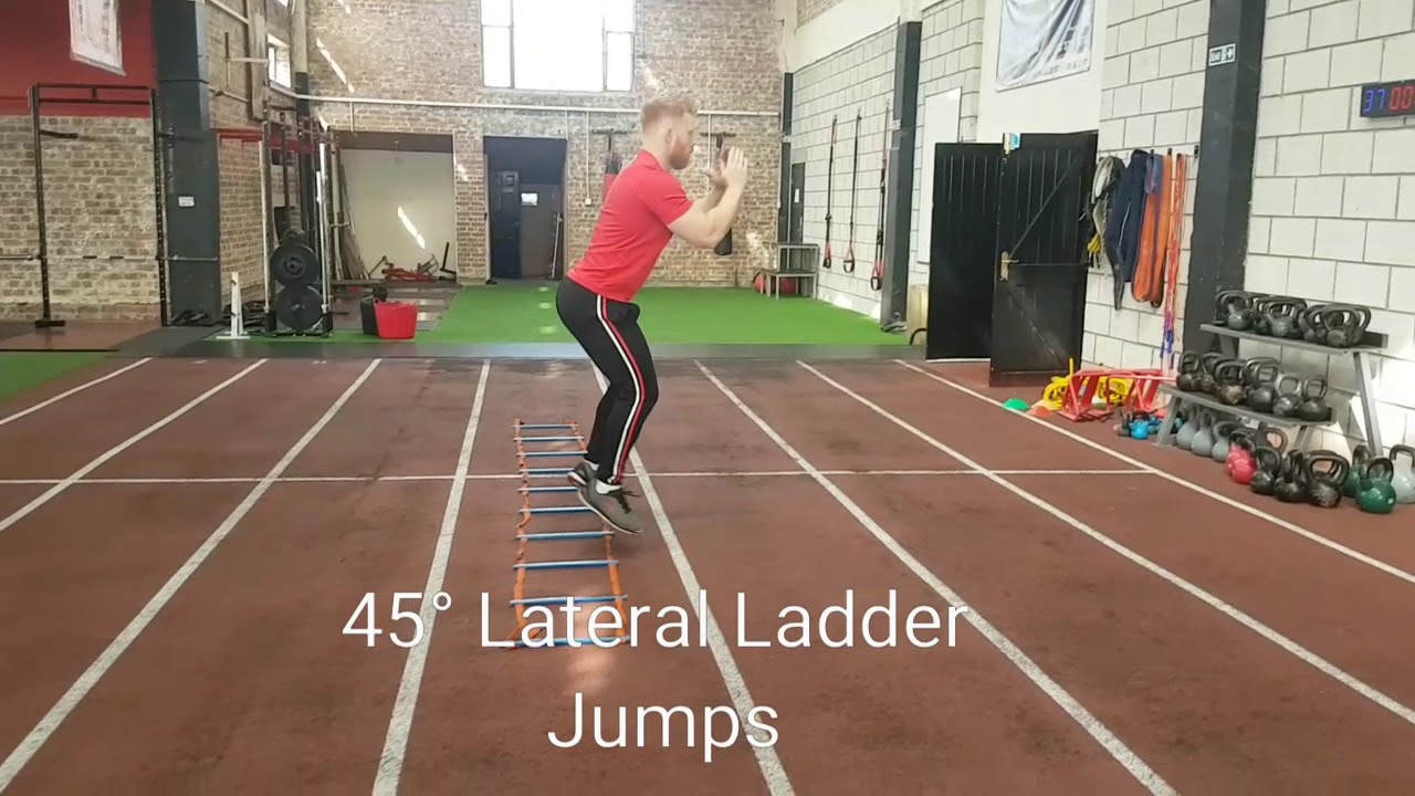 45 degree lateral jumps - YouTube
