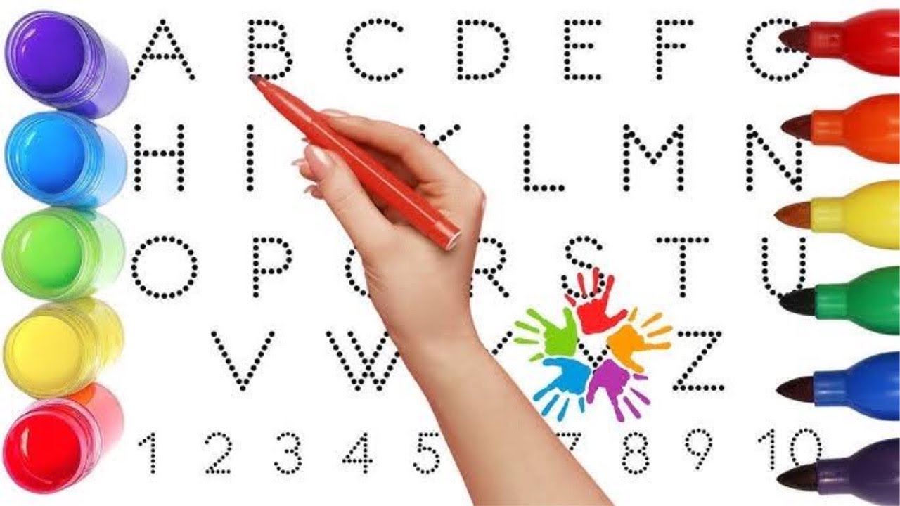 ABCD Alphabet, ABC Song, A to Z, ABCD Rhymes, One two three, 1 to 10 ...