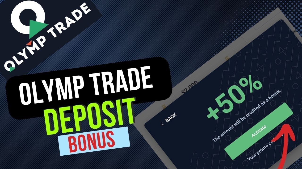 Olymp Trade 30% DEPOSIT BONUS UP TO 50% || Olymp Trade promo codes 2022 ...