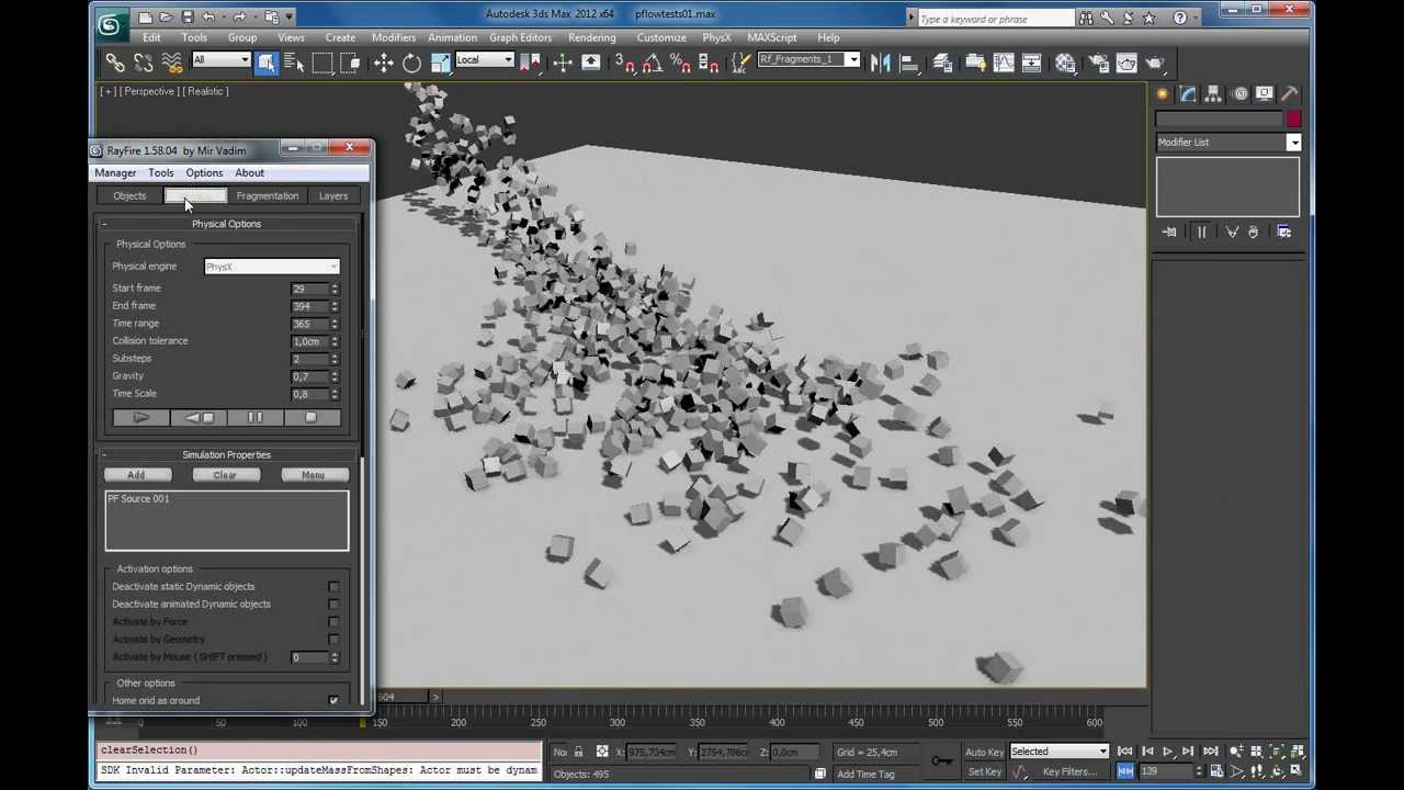 RayFire 1.58.04 - Particle Flow support. - YouTube