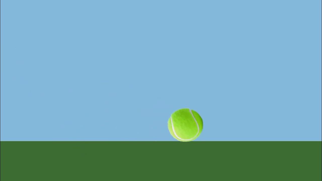 tennis ball animation - YouTube