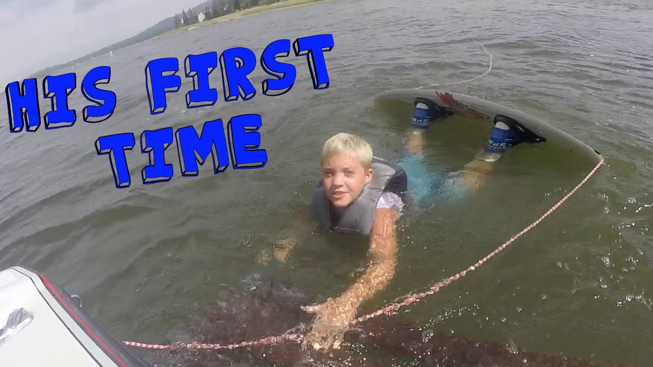 7 YEAR OLD WAKEBOARDING! - YouTube