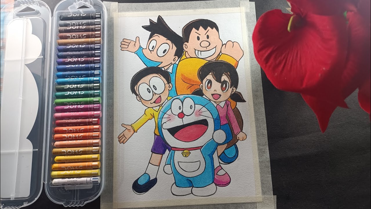 DORAEMON CARTOON COLOUR ( PART-2)@ssartgallery. - YouTube