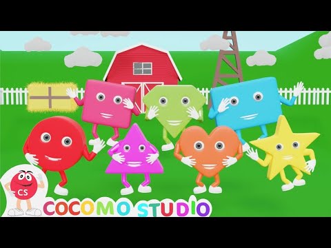 Sing along Shapes Song - with lyrics (featuring Debbie Doo) - CoComo