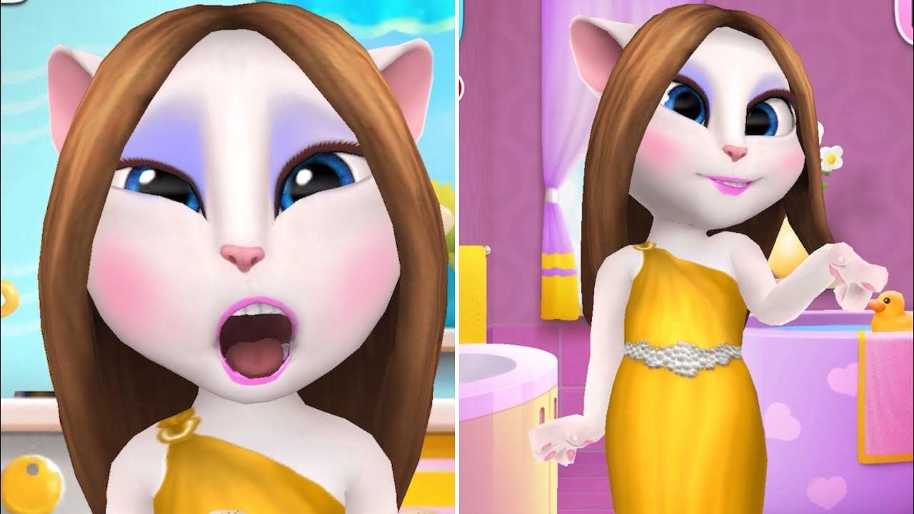 My Talking Angela’s funny videos 😂 - YouTube