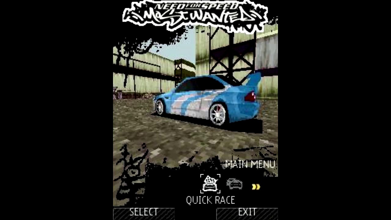 NFS Most Wanted (Java) - Menu Theme - YouTube