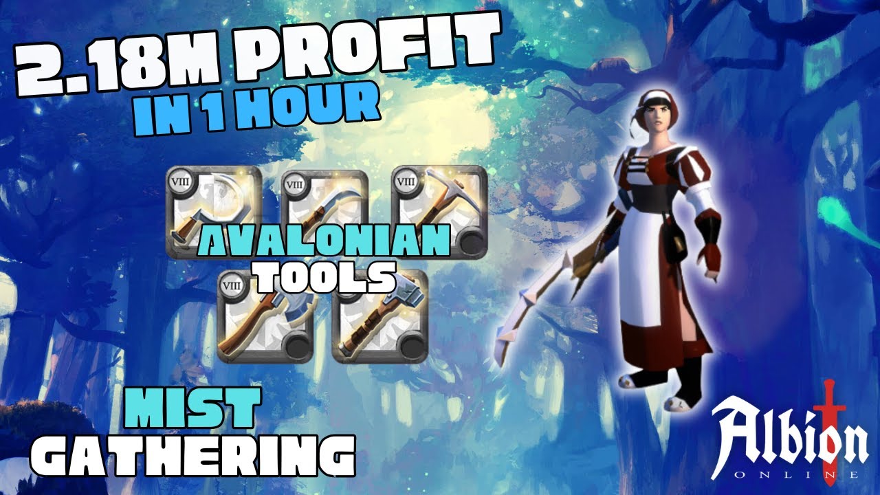 Avalonian Tools | Mist Gathering | 2.18m in 1hr | Albion Online - YouTube