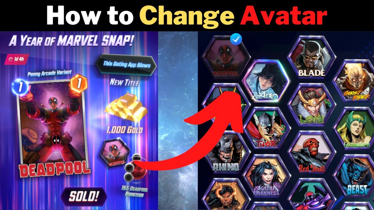 Update How To CHANGE YOUR AVATAR In Marvel Snap YouTube Update How To CHANGE YOUR AVATAR In Marvel Snap YouTube