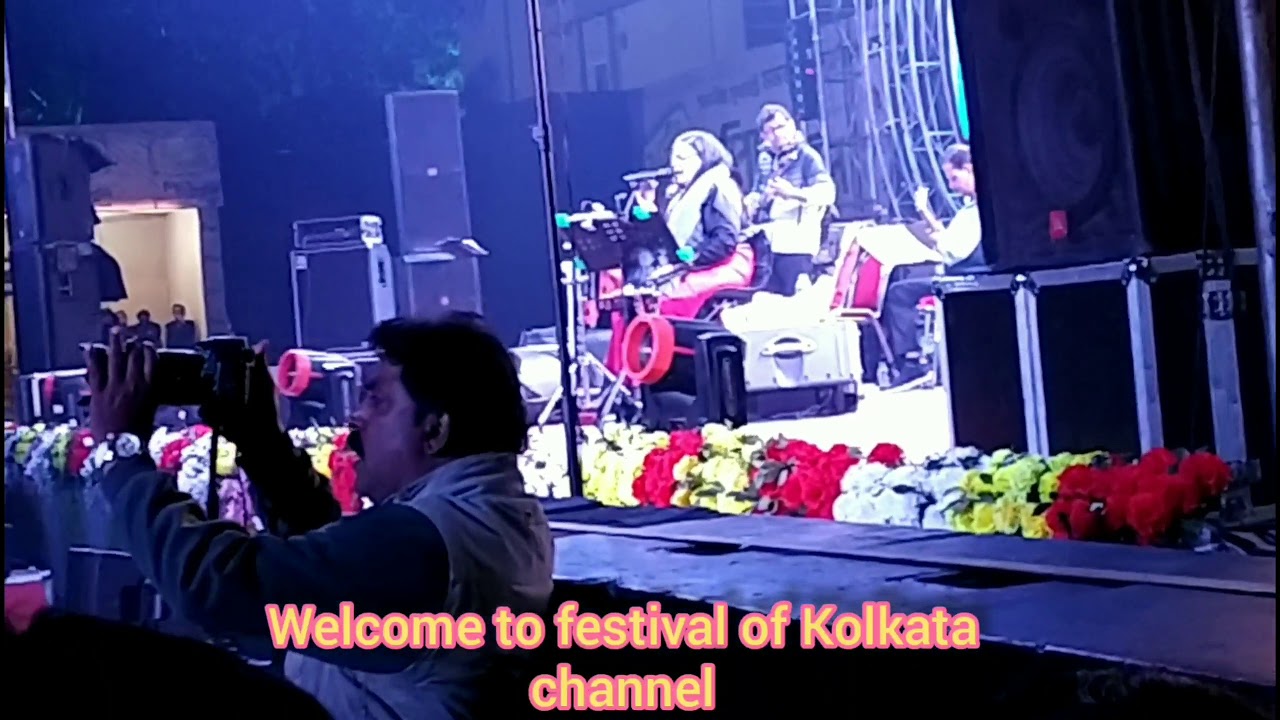 Rajdanga pithe Puli utsav Usha Uthup live 2020 - YouTube
