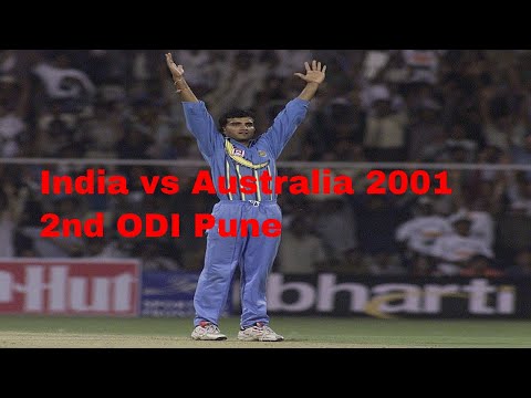 India vs Australia 2001 2nd ODI Pune