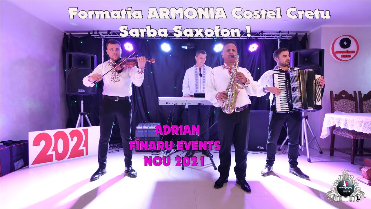 NOU 2021💎 Formatia Armonia Costel Cretu 🎀 Sarba Saxofon - YouTube
