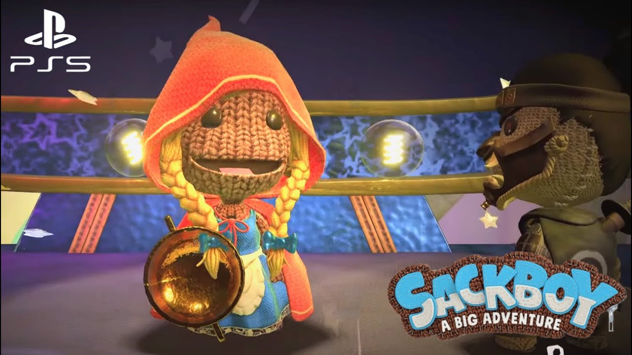 (PS5) Sackboy - A Big Adventure - Co op FULL Gameplay (2) - HDR 60 FPS ...