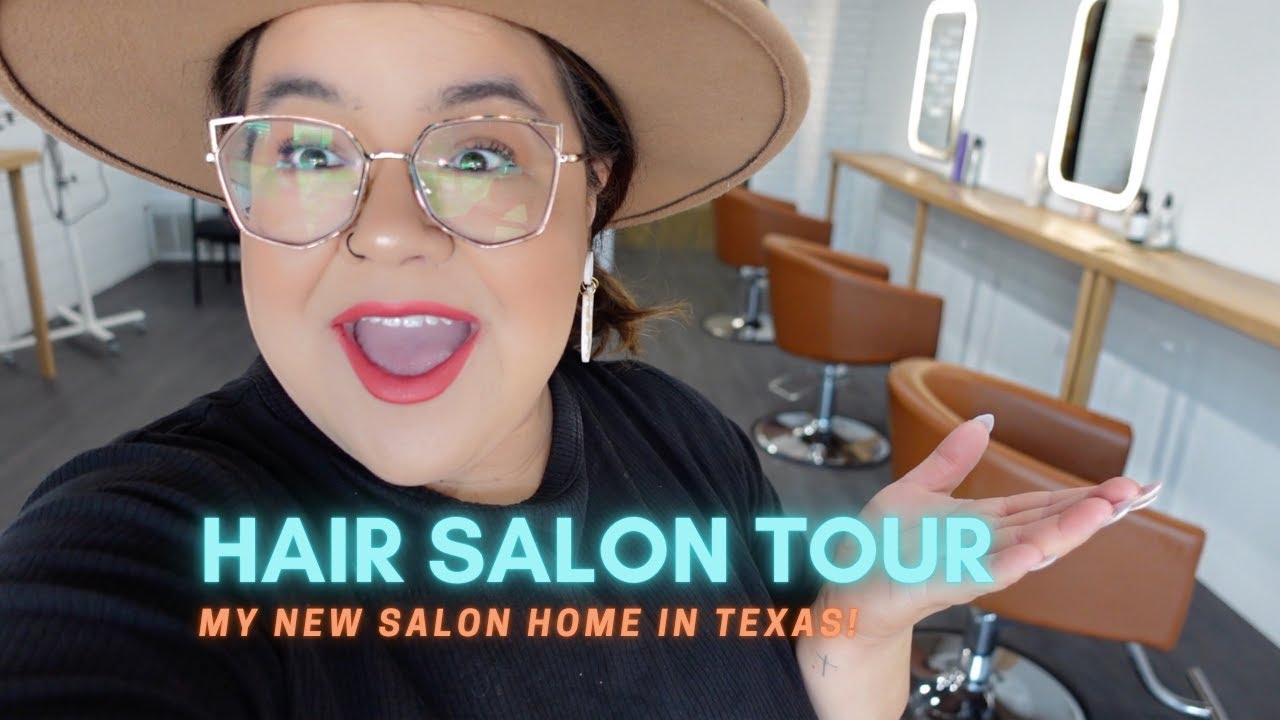HAIR SALON TOUR - See inside my new salon home! - YouTube