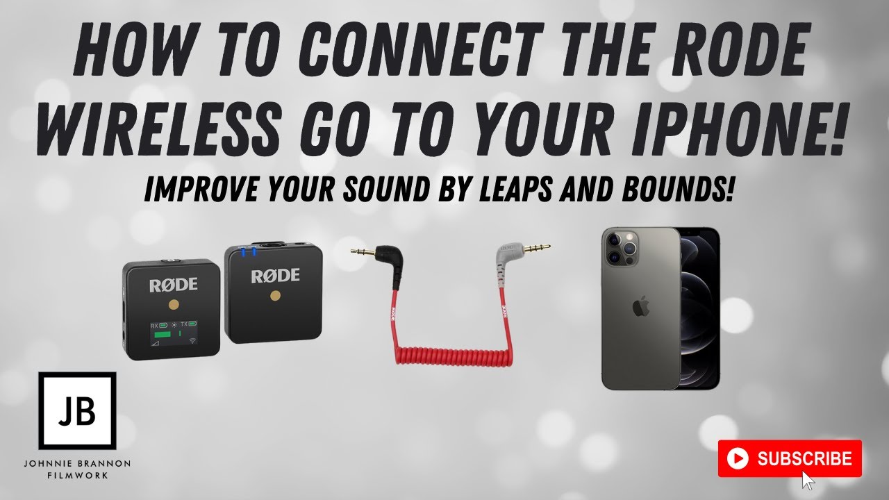 How to connect the Rode WIreless Go to your iPhone | How to get better ...