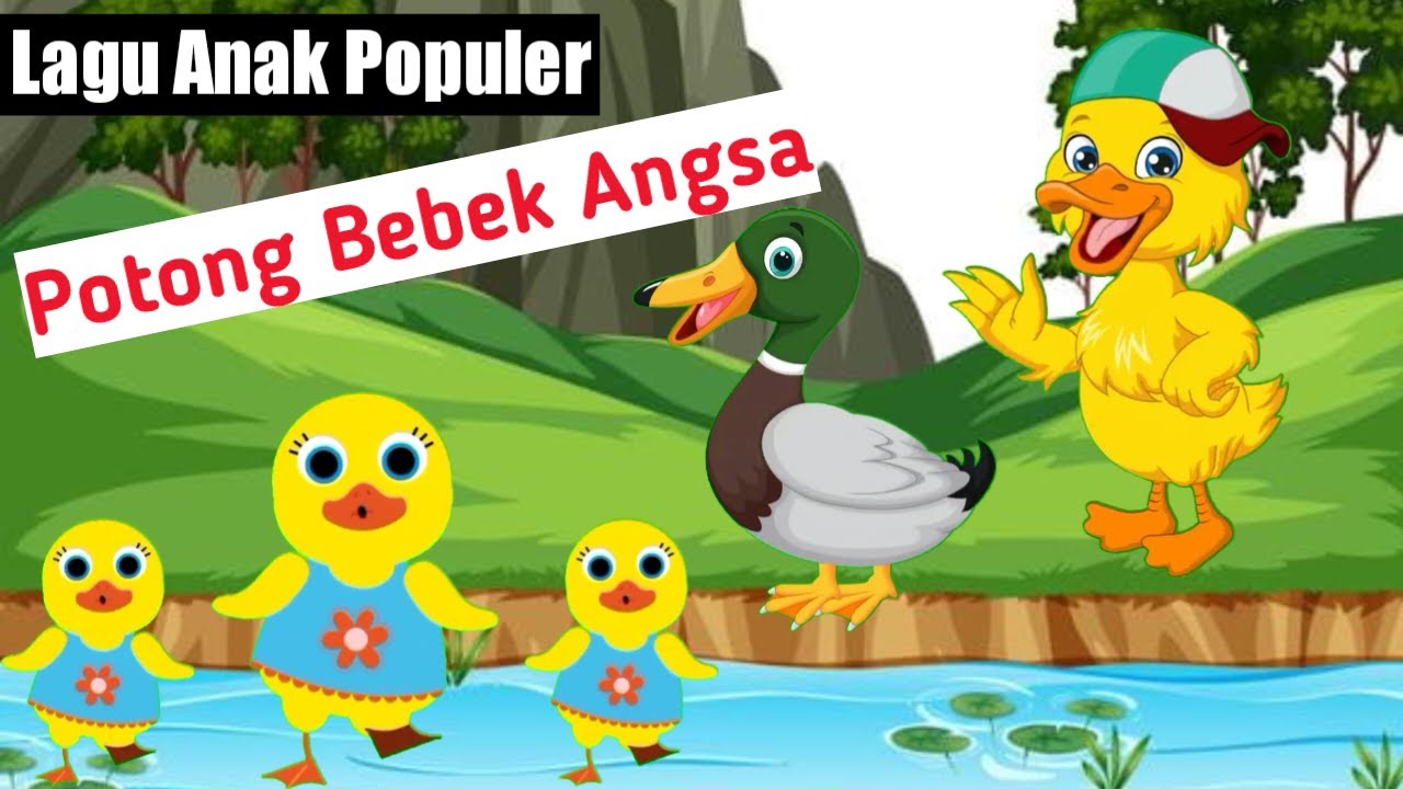 Potong Bebek Angsa ~ Animasi Bebek Lucu ~ Lagu Anak - YouTube