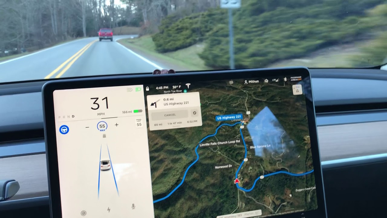 Tesla Model 3 Autopilot on Mountain Roads - YouTube
