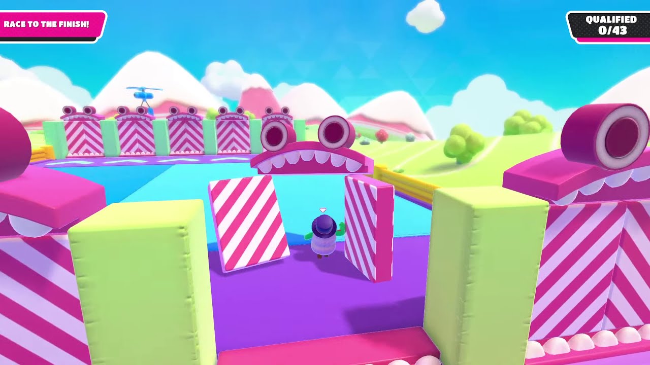 Fall Guys Door Dash Gameplay| Winning First | Got Lucky - YouTube