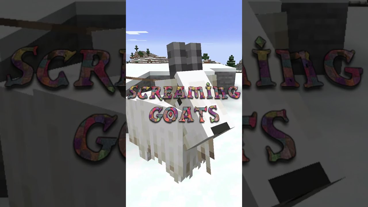 Screaming Goats in Minecraft! - Minecraft Snapshot #Short - YouTube