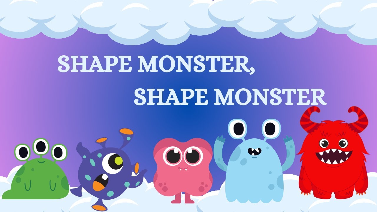 Shape Monster (Poem) l More Kids Songs l Winkie Binkie - YouTube