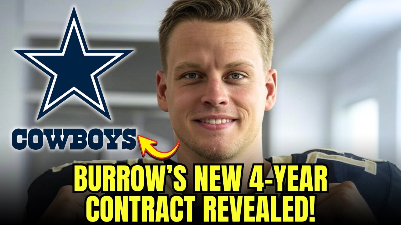 FRANCHISE QUARTERBACK: Joe Burrow SIGNS Four-Year Contract | Dallas ...