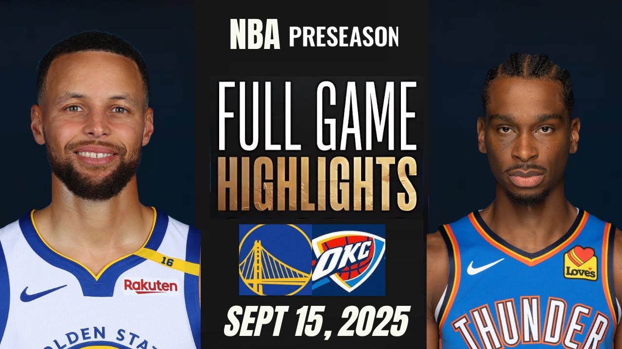 Warriors vs Thunder I Full Game Highlights September 15, 2025 ...