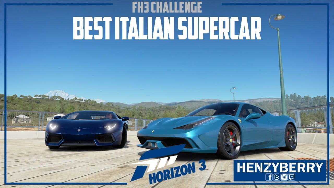 BEST ITALIAN SUPERCAR | FH3 Challenge | Xbox One - YouTube