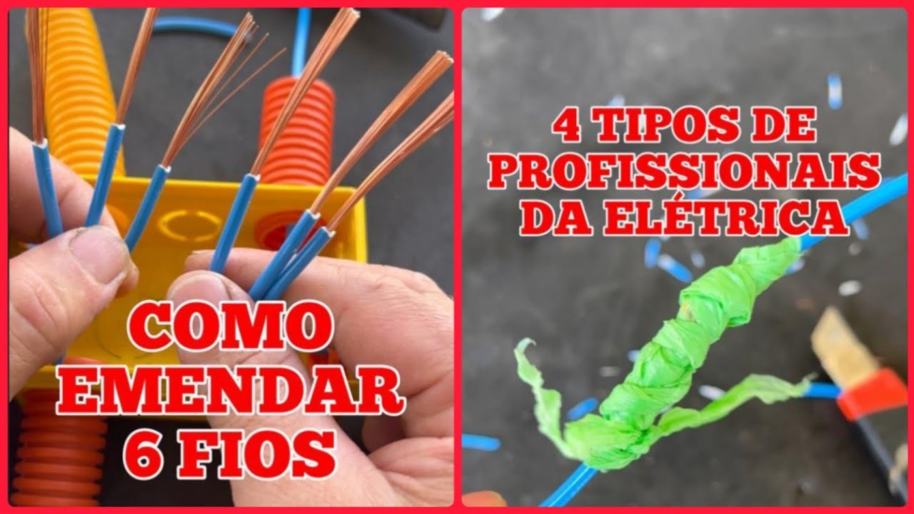 DICA DE ELETRICA - Melhor EMENDA de FIOS - YouTube