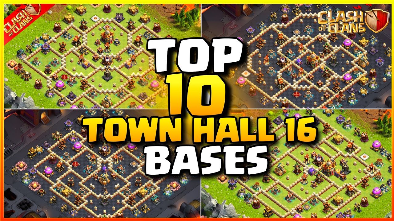 TOP 10! Town Hall 16 (TH16) Hybrid/Farming Base Layout + Copy Link 2024 ...
