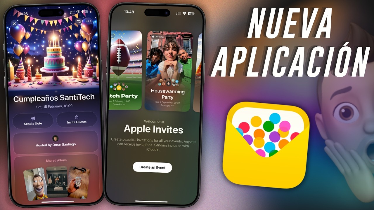 Así Funciona Invitaciones Apple y ¿Cuándo iOS 18.4 beta 1? - YouTube