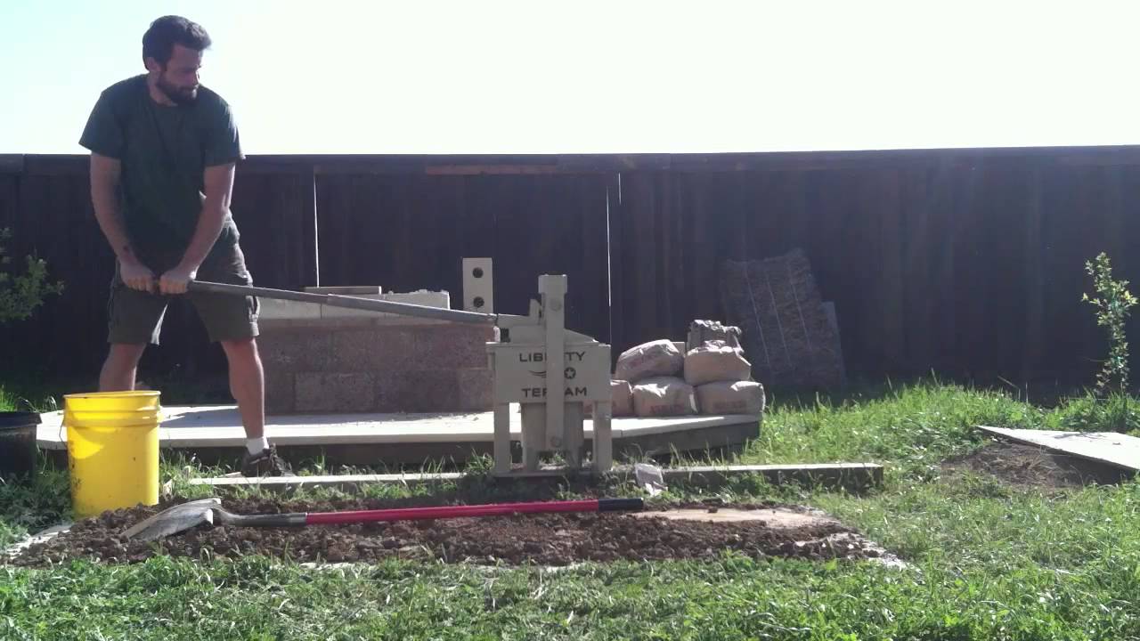 CEB Brick Press - Liberty Terram - YouTube