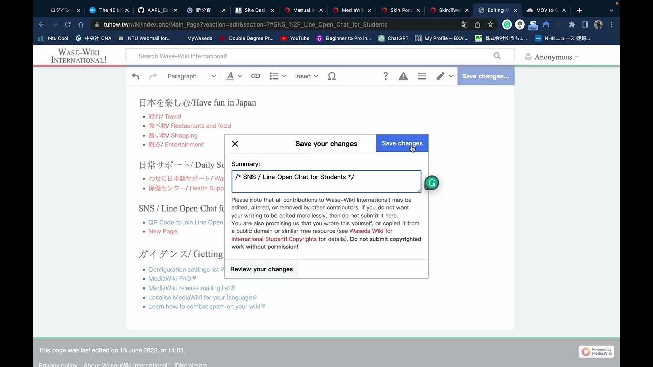 Tutorial On How To Create A New Page In Mediawiki Youtube