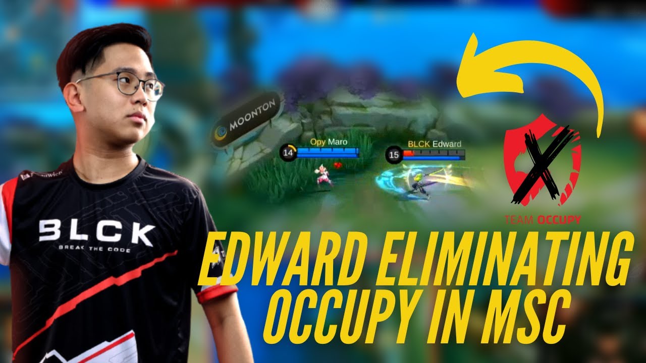 EDWARD ELIMINATE TEAM OCCUPY IN MSC | INTENSE GAME 2 BLACKLIST VS ...