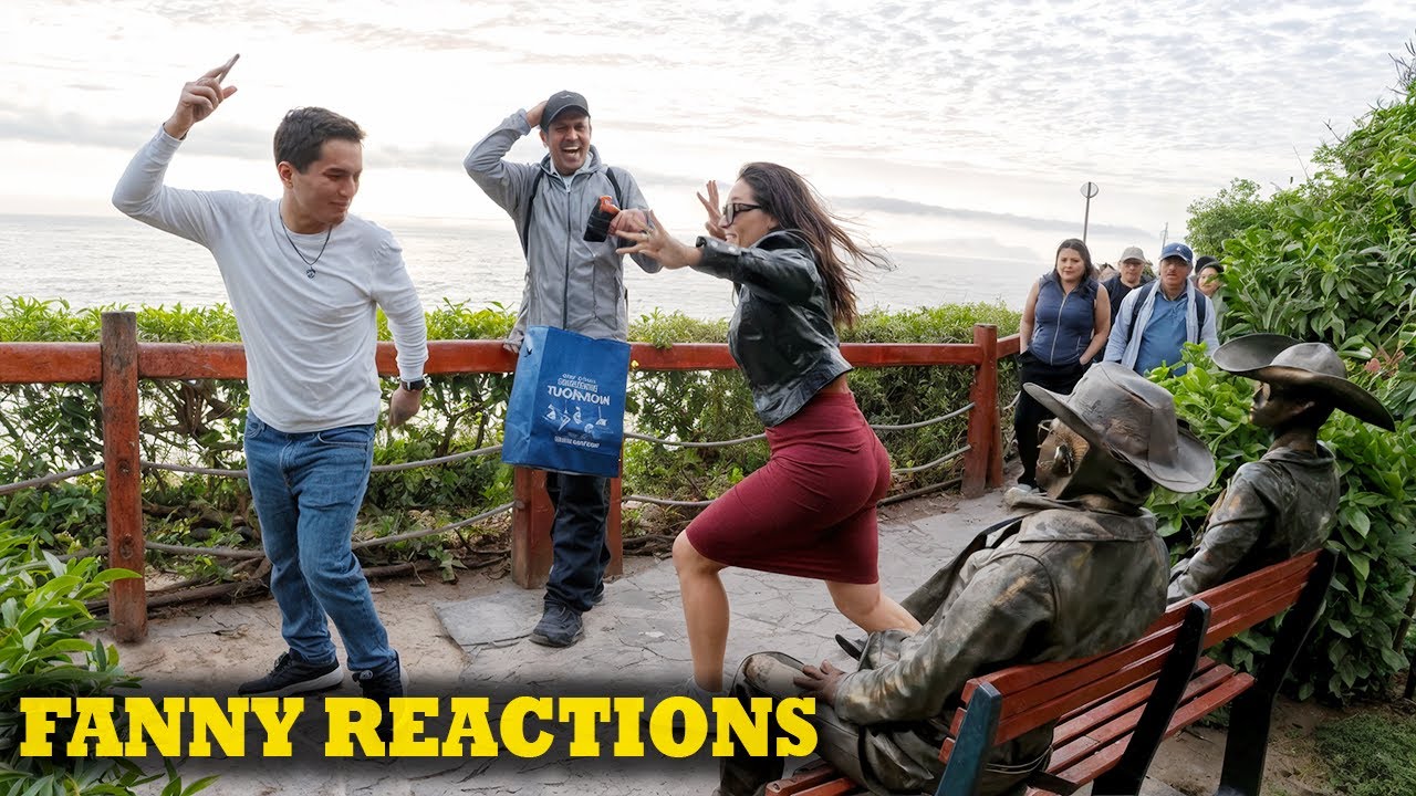 Super funny reactions. statue joke - Reactions to die of laughter😂 ...