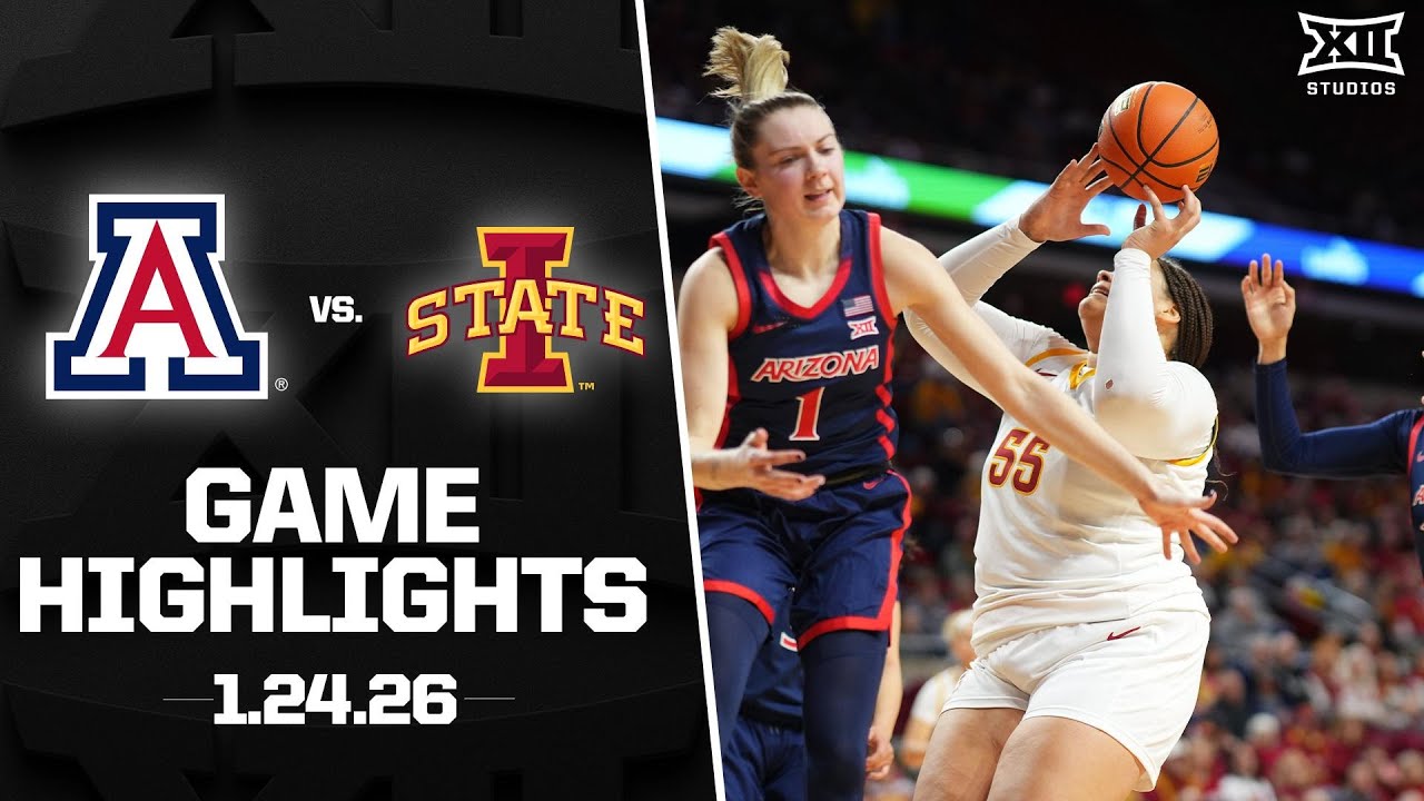 Arizona vs. Iowa State Game Highlights | 2025-26 Big 12 Women’s ...