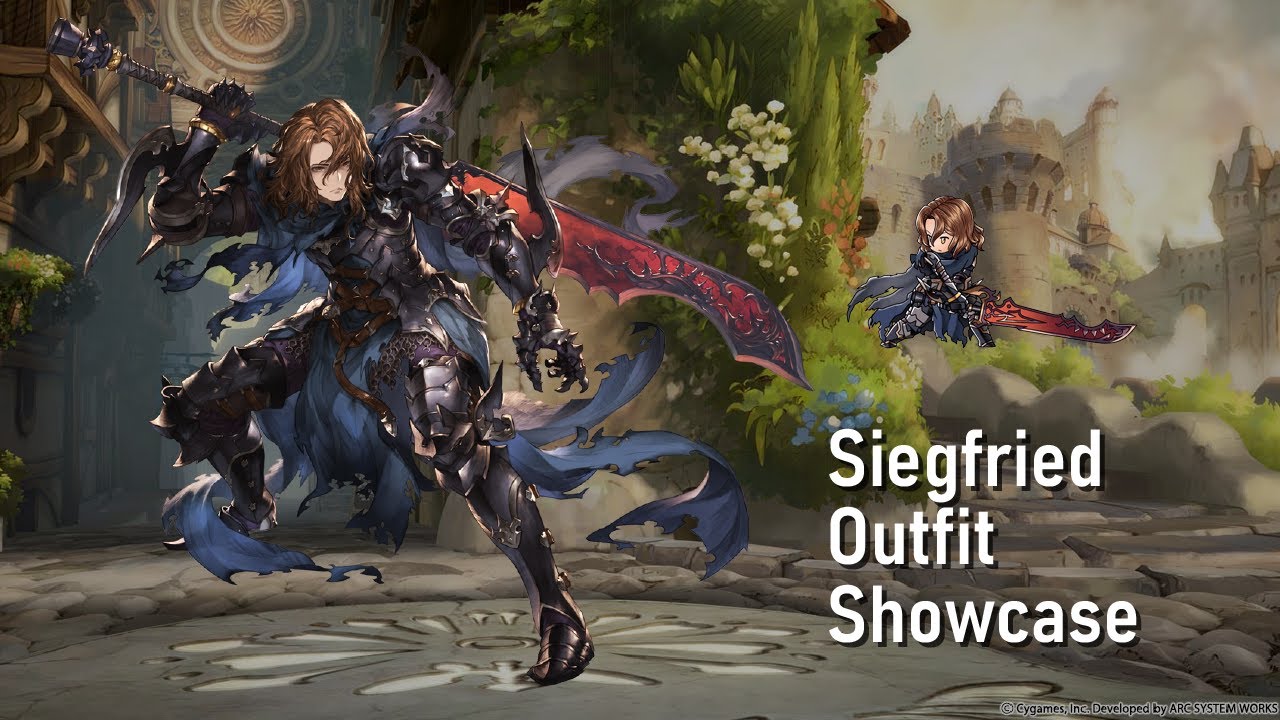 Siegfried Event Outfit - Unmasked Armor GBF Animation Showcase - YouTube