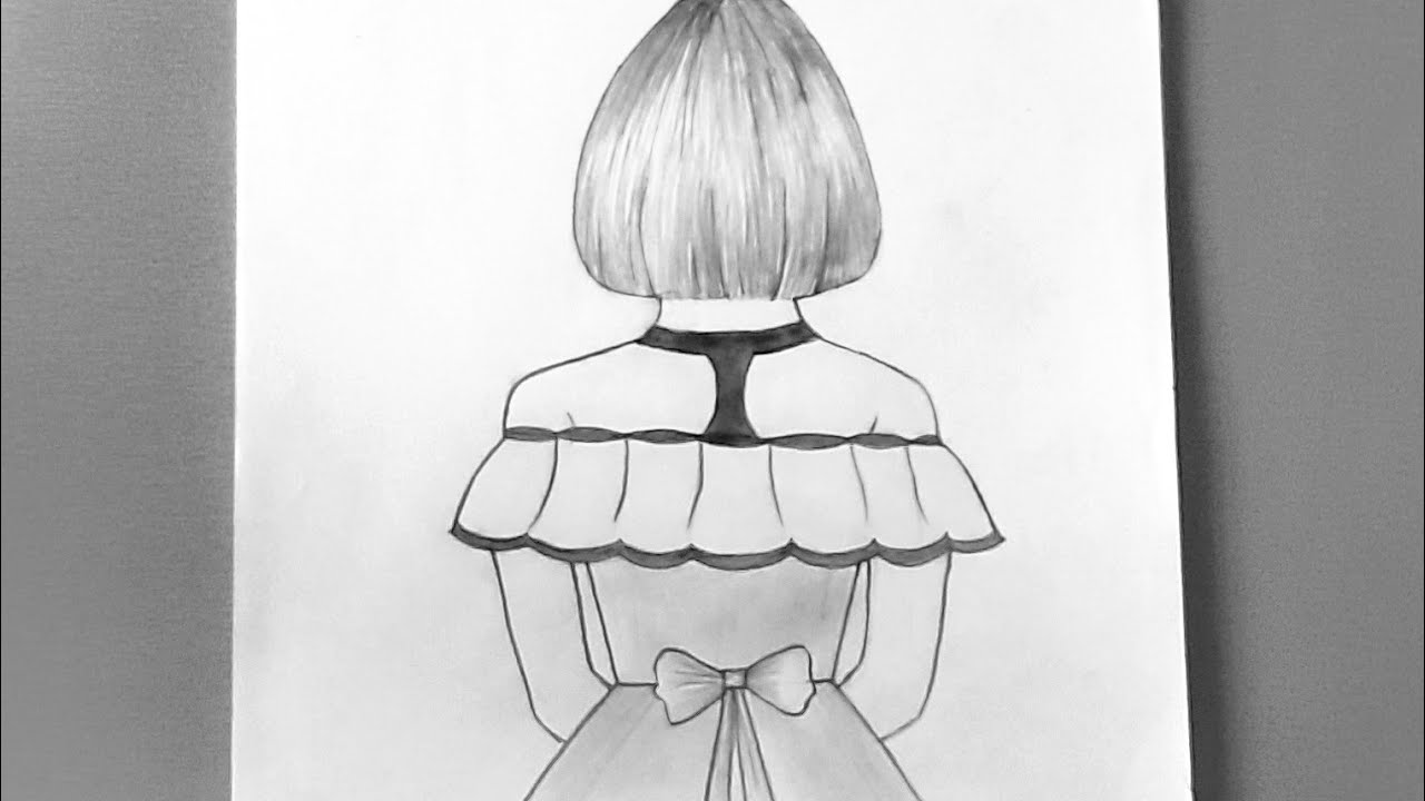 Hair From The Back Drawing