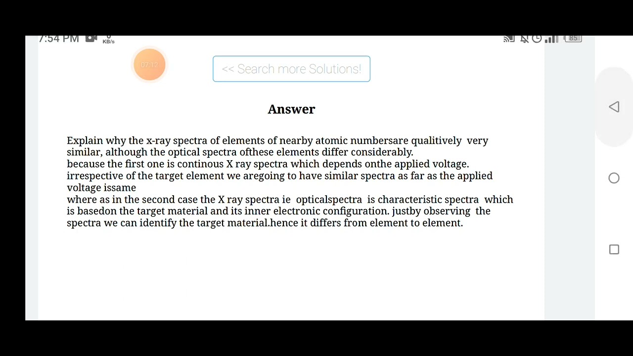concept of modern physic biser 6 edition chapter 7 problem 35 to 44 solution - YouTube