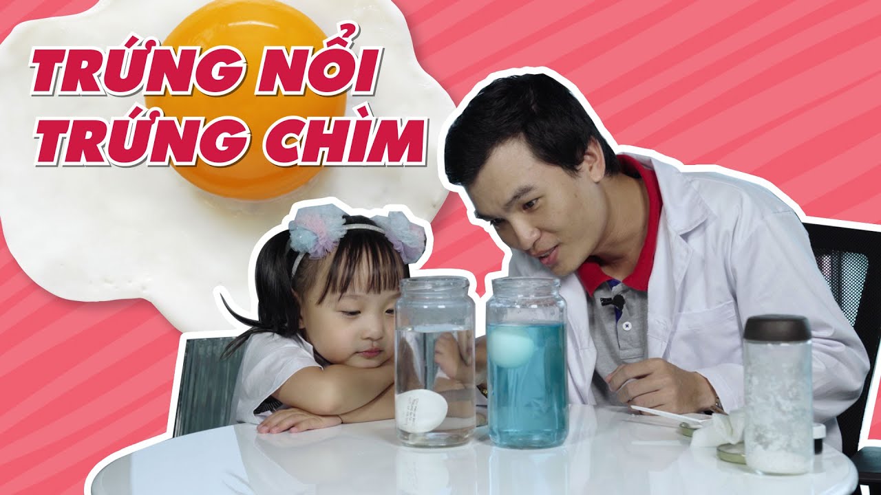 Trứng Nổi Trứng Chìm Thí Nghiệm Cùng Bé CgĐa Youtube