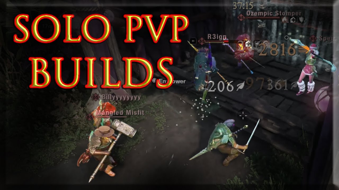 Multi Build Solo PvP On The New OPR Map 💪 New World PvP Gameplay ...