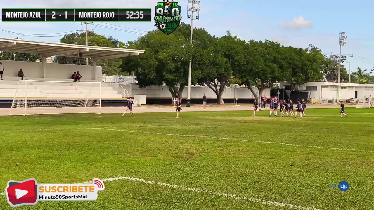 MONTEJO ROJO VS MONTEJO AZUL/ LIGA CHAMPAGNAT / CAT NIÑOS HEROES - YouTube