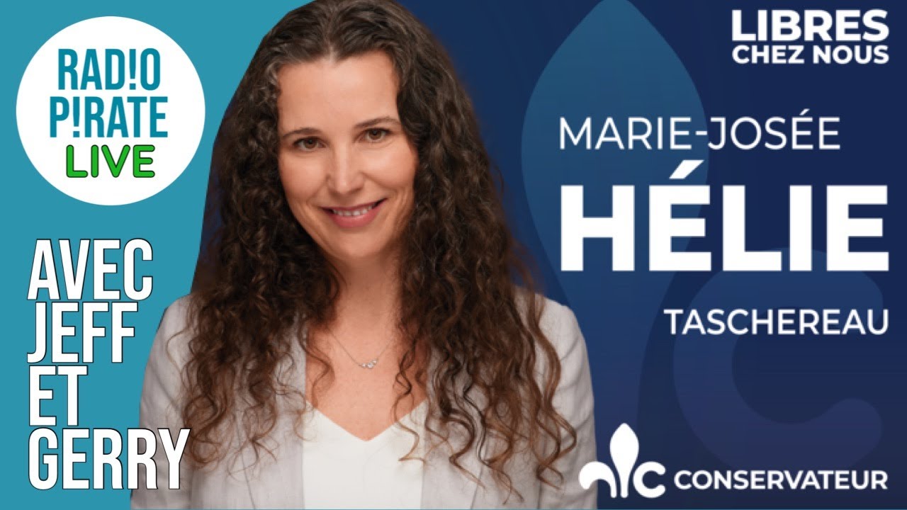 Marie-Josée Hélie du Parti Conservateur avec Jeff Fillion et Gerry ...