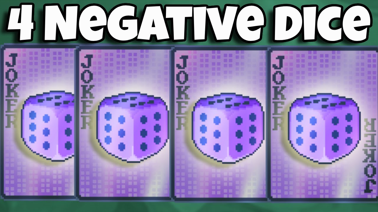 This 4 Negative Dice Strategy Broke Balatro's Economy! - YouTube