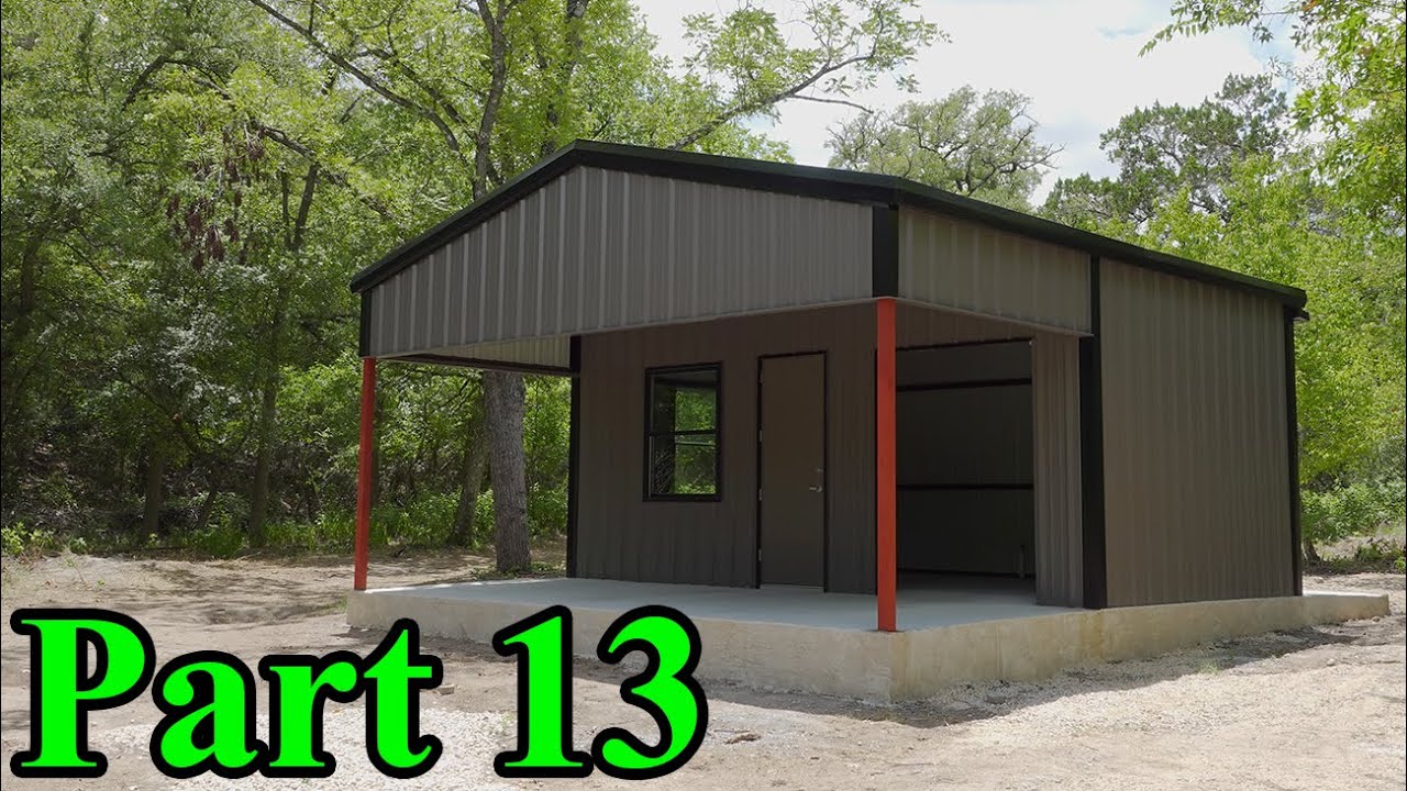 Metal Building Complete | Demolition Ranch HQ Build Part 13 - YouTube