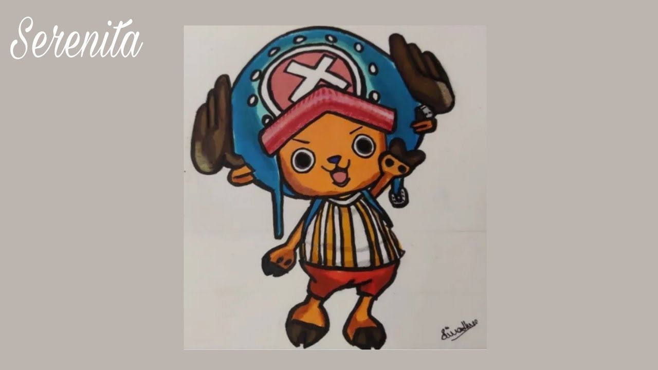 Draw Chopper - part 1 | step by step grid box method | one piece - YouTube