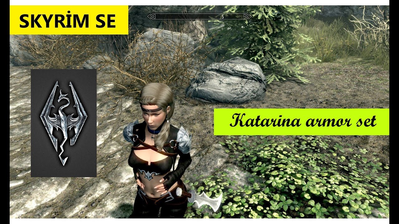 SKYRİM SE Katarina armor set mod - YouTube