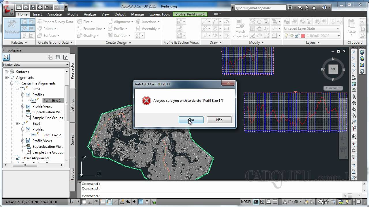 O objeto Profile - Curso AutoCAD Civil 3D - Aula 4.1 - cadguru - YouTube