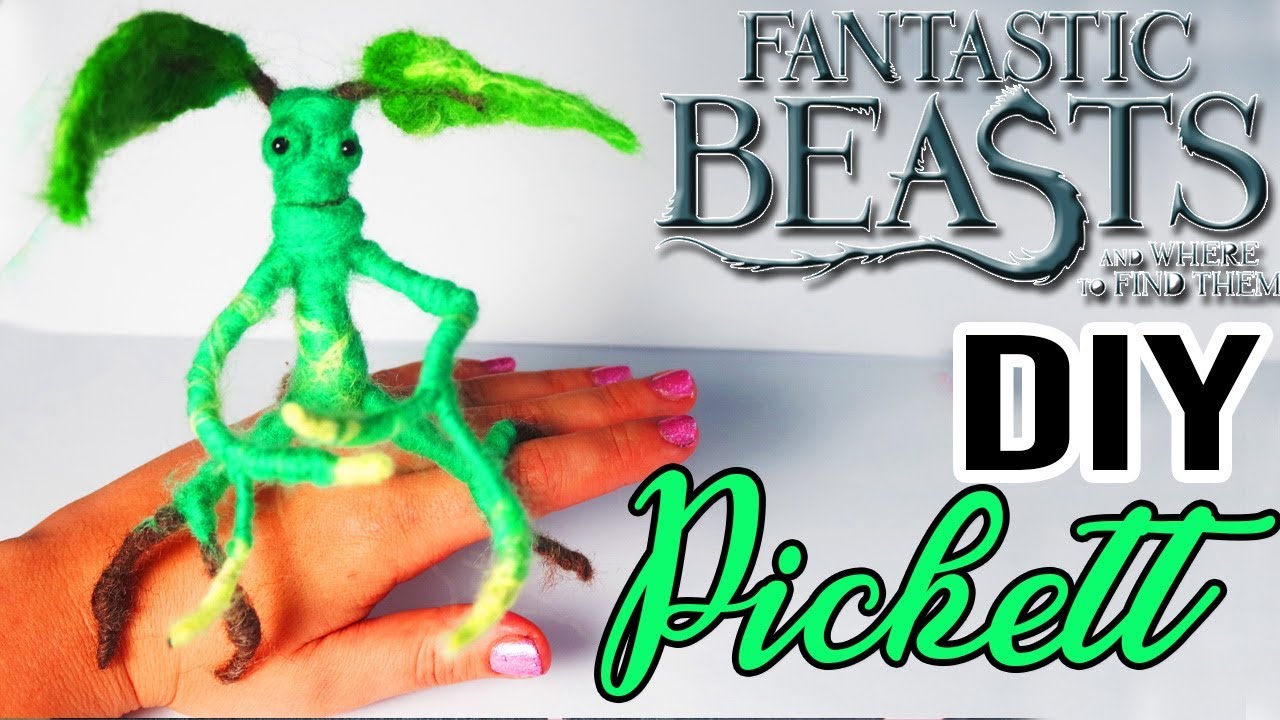 DIY PICKETT POSABLE ARTDOLL BOWTRUCKLE NAALDVILTEN - FANTASTICAL BEASTS ...