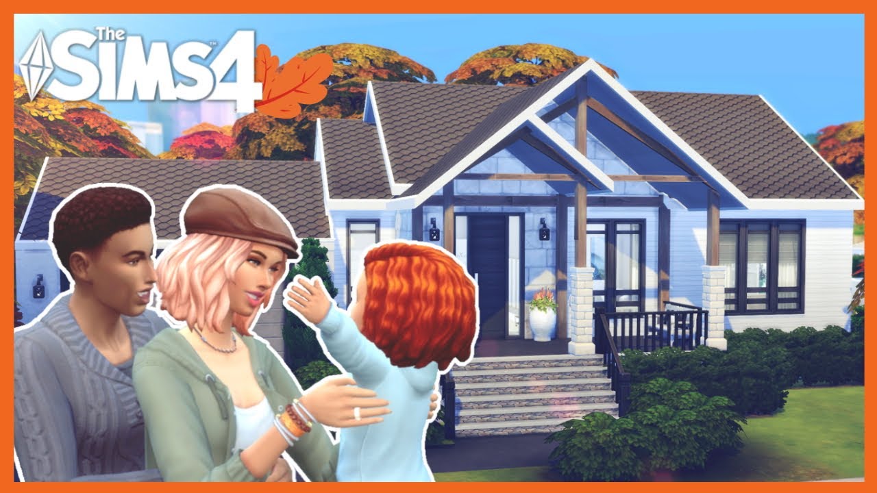 FALL FAMILY HOME NO CC 🍂🍁 | SIMS 4 | Stop Motion + Machinima - YouTube