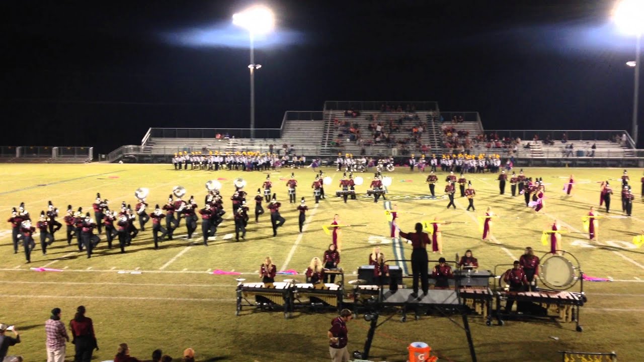 LBHS Marching Band, "Twinkle, Twinkle", at Gautier HS, 10/16/2015 - YouTube