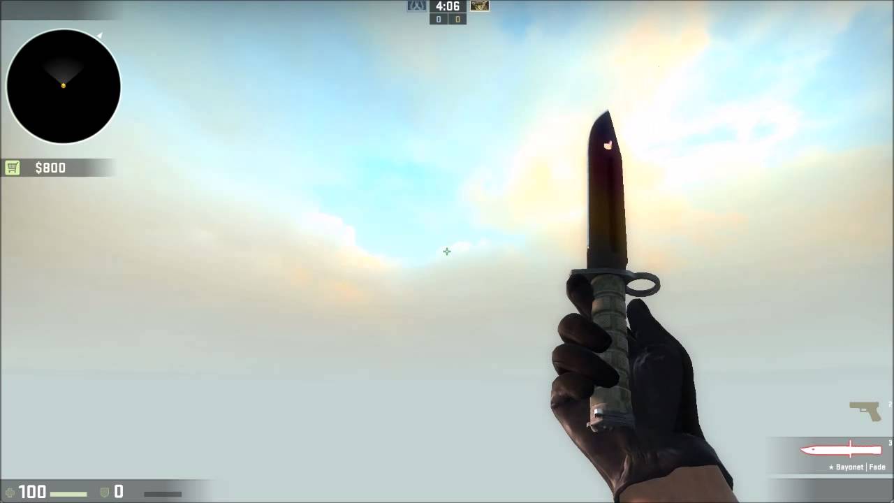 CS:GO - Bayonet Fade (FN) Showcase - YouTube